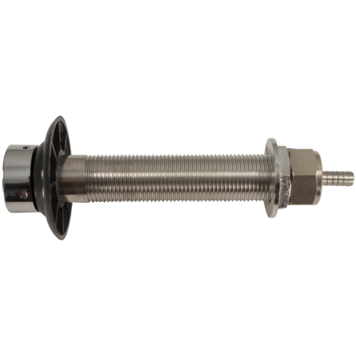 Beer Faucet Shank | 5" | Stainless Steel | 3/16" Nipple | Includes ...