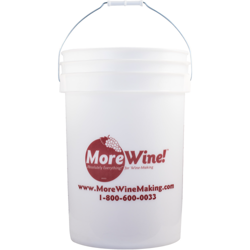 MoreBeer!® 6 Gallon Bucket | Food Grade Plastic Fermenter | Volume ...