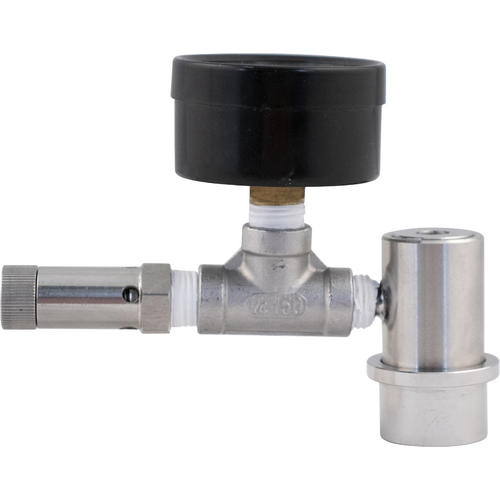 Ball Lock QD With Pressure Gauge and Adjustable PRV
