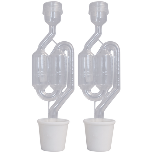 S-Shaped Airlock & Stopper Kit (Pack of 2)
