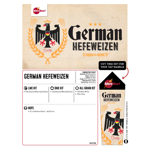 German Hefeweizen | 5 Gallon Beer Recipe Kit | All-Grain