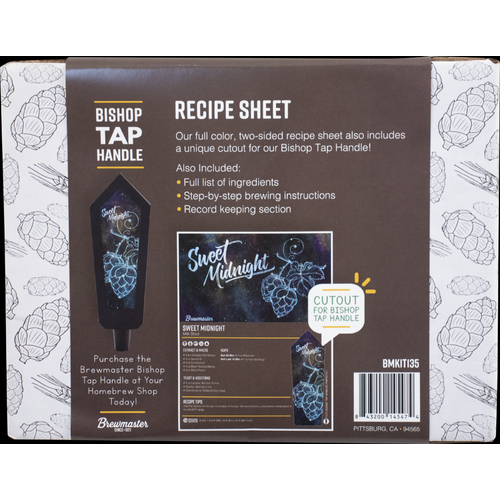 Sweet Midnight Milk Stout - Brewmaster Extract Beer Brewing Kit