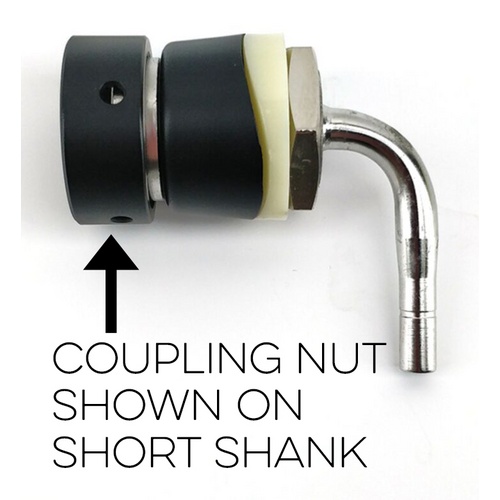 Black NukaTap® Coupling Nut