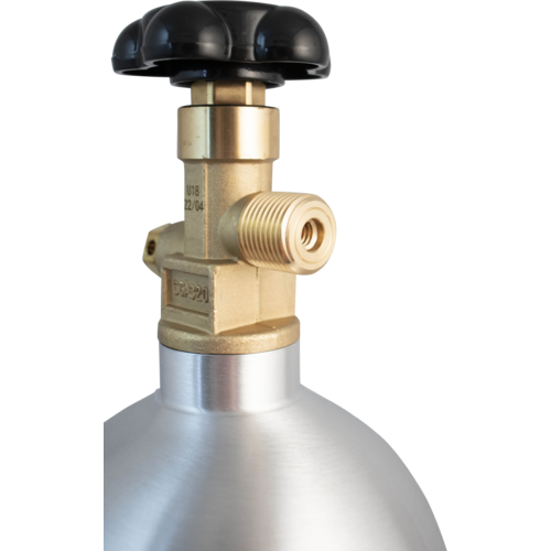 5 lb CO2 Tank | Premium Aluminum | New | CGA320 Valve | US DOT Approved