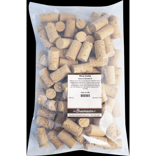 Natural Wine Corks | Select Grade 2 Plus | Molinas MP 1N | #9 x 1.75 ...