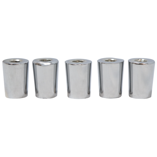KOMOS® | Beer Faucet Tap Ferrule | Chrome | 5-Pack