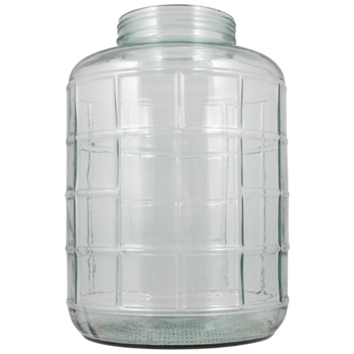 Farro Glass | 6 Gallon Glass Carboy | Wide Mouth | Airlock Lid | Carrying Harness