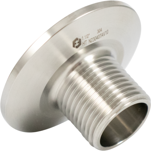 ForgeFit® Stainless Beer Thread Adapter | 5/8" Male Beer Thread x 1.5 ...