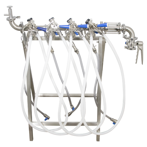 MB® Manual Keg Filler | 4 Station | 1.5" T.C. Connections | Welded ...