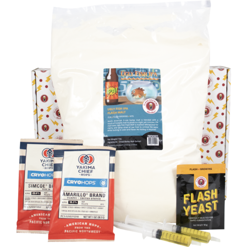 Flash Brewing™ | Ugly Fish IPA | 5 Gallon Beer Recipe Kit | Just Mix ...