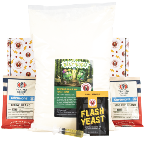 Flash Brewing® | Best Buds Pale Ale | 5 Gallon Beer Recipe Kit | Just ...