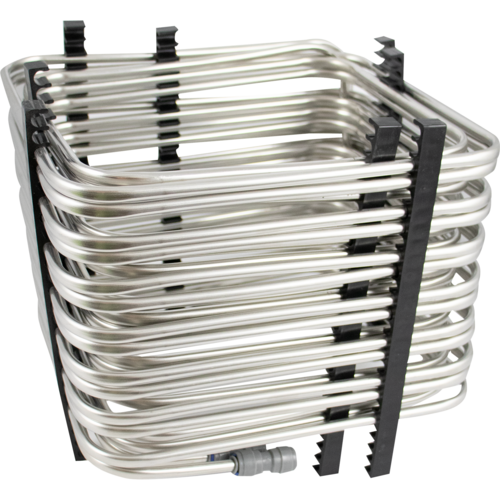 KegLand Stainless Steel Draft Coil | Square Coil | 2 Lines