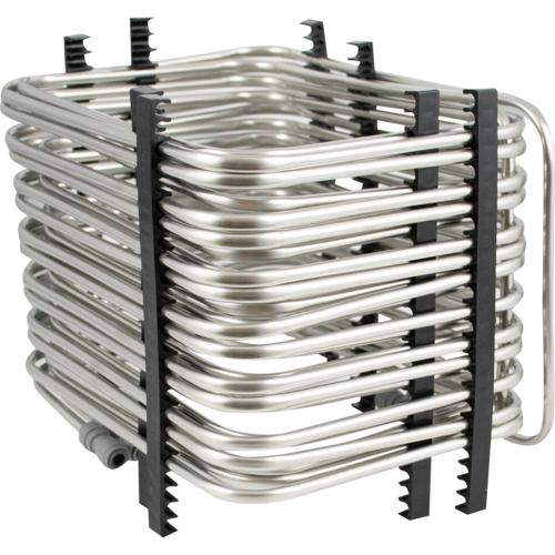 KegLand Stainless Steel Draft Coil | Square Coil | 2 Lines