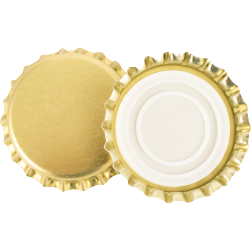 Gold Oxygen Barrier Bottle Caps | 29mm | Magnum Champagne Bottle Crown ...