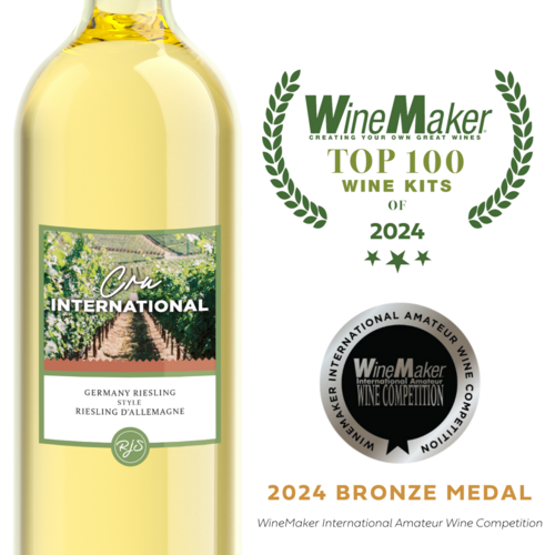 German Riesling Wine Making Kit | Cru International | Bronze Medal ...