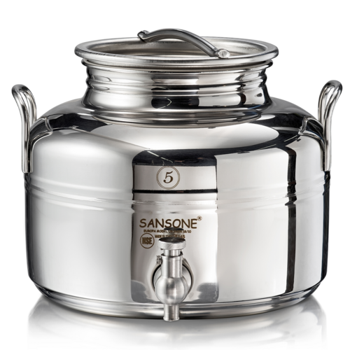 Sansone Fusti Tank | Stainless Steel Water Dispenser | Stand & Tap ...