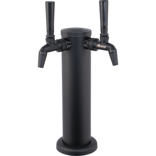KOMOS® Matte Black Draft Tower With NukaTap® Faucets (w/ Duotight ...