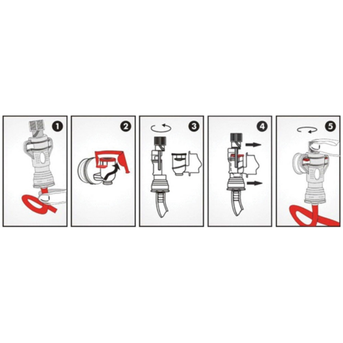 Bag-In-Box Bladder Refill or Transfer Connector | 10mm Barb