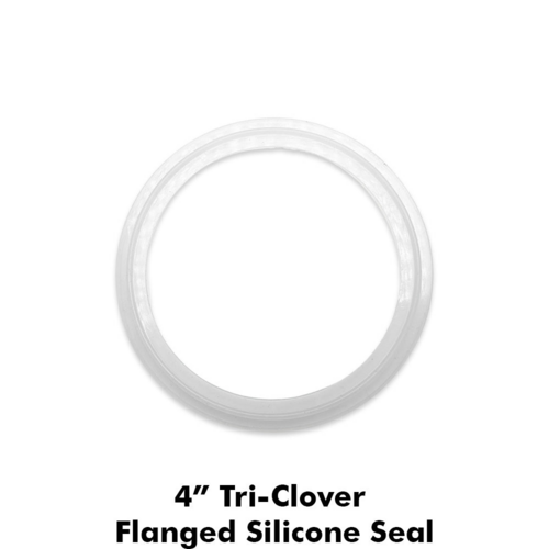 Flanged Tri-Clamp Gasket | Silicone | 4"