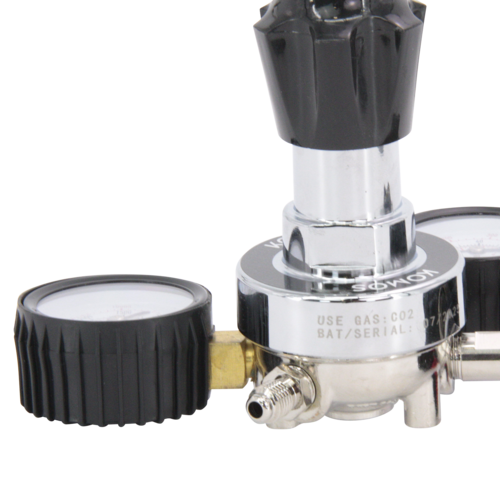 KOMOS® Premium Dual Gauge CO2 Regulator | Tool-Free One-Handed Tank ...