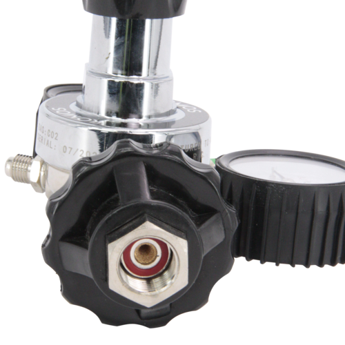 KOMOS® Premium Dual Gauge CO2 Regulator | Tool-Free One-Handed Tank ...